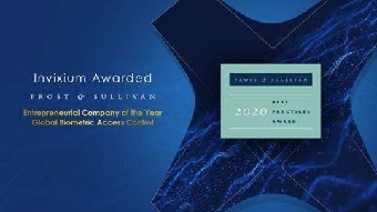 Invixium recognised with F&S global Entrepreneur Award | Security Update